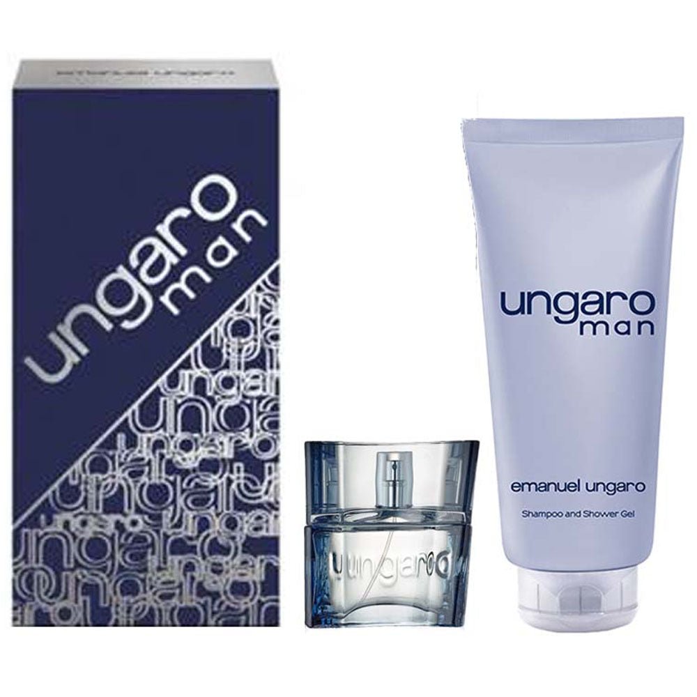 Shop Emanuel Ungaro Man EDT Shampoo & Shower Gel Set for Men in Australia