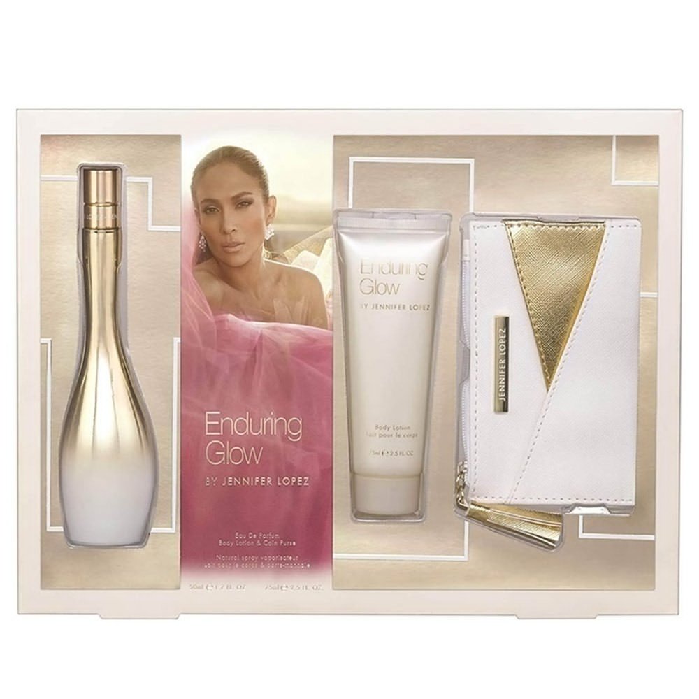Shop Jennifer Lopez Enduring Glow EDP & Body Lotion Collection with Pouch in Australia