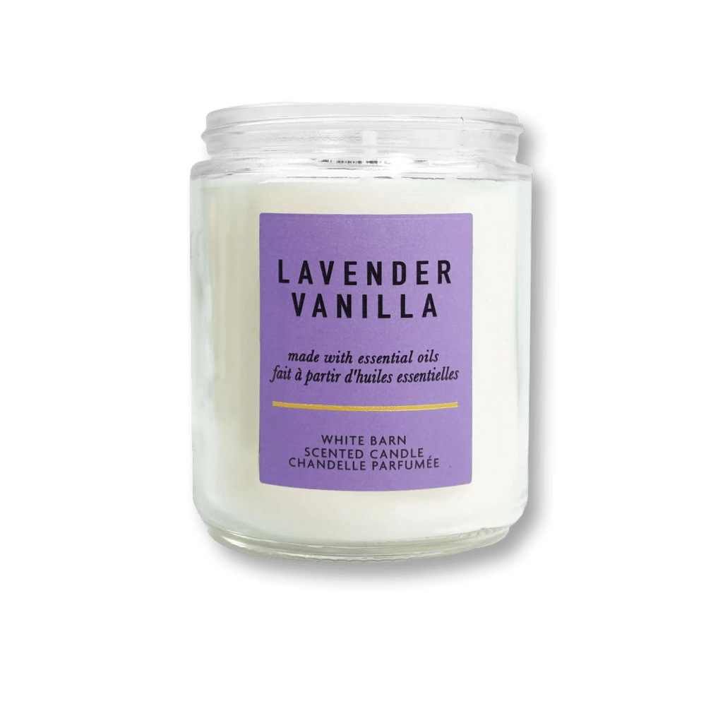 Shop Bath & Body Works White Barn Lavender Vanilla Scented Candle | My ...