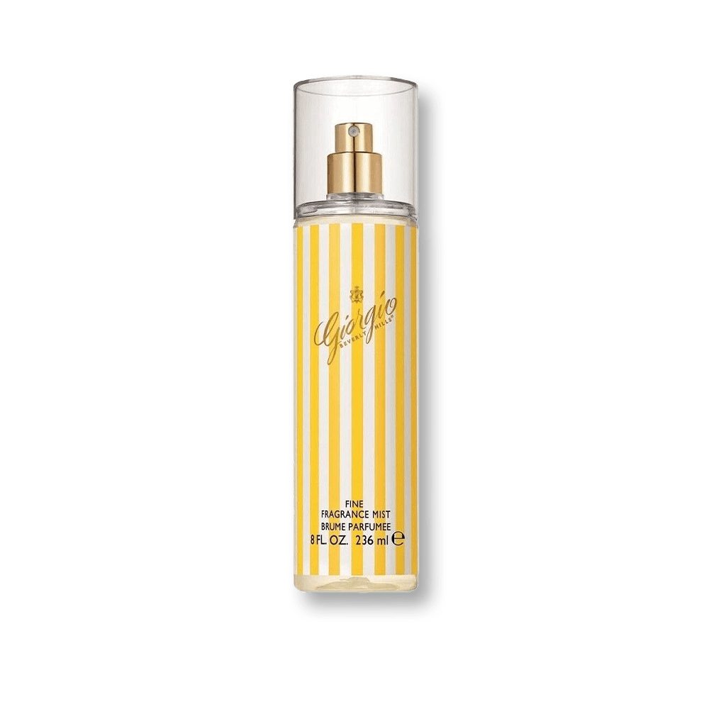 Shop Giorgio Beverly Hills Yellow Fine Body Mist in Australia
