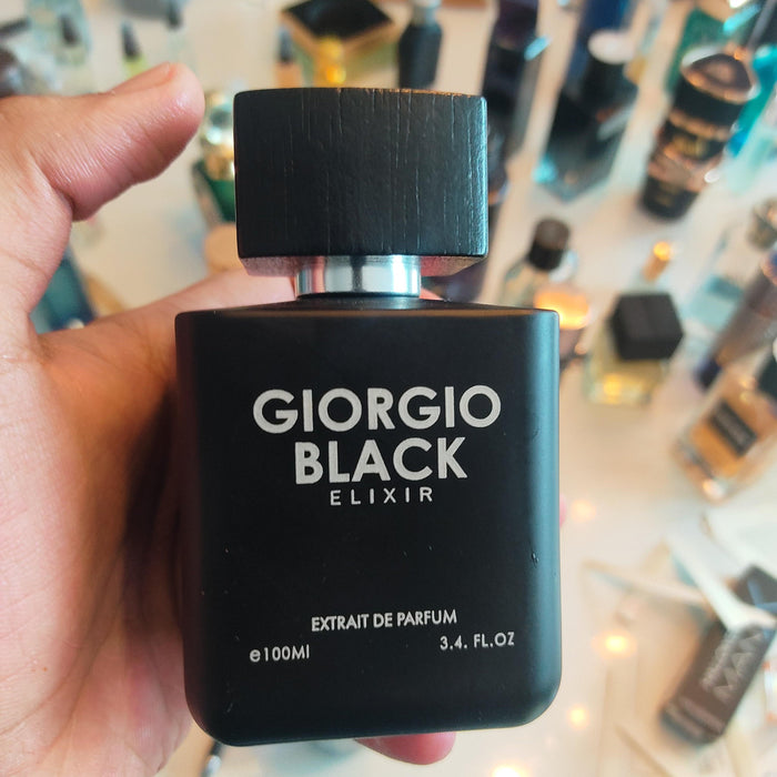 Shop Giorgio Black Elixir Extrait De Parfum in Australia