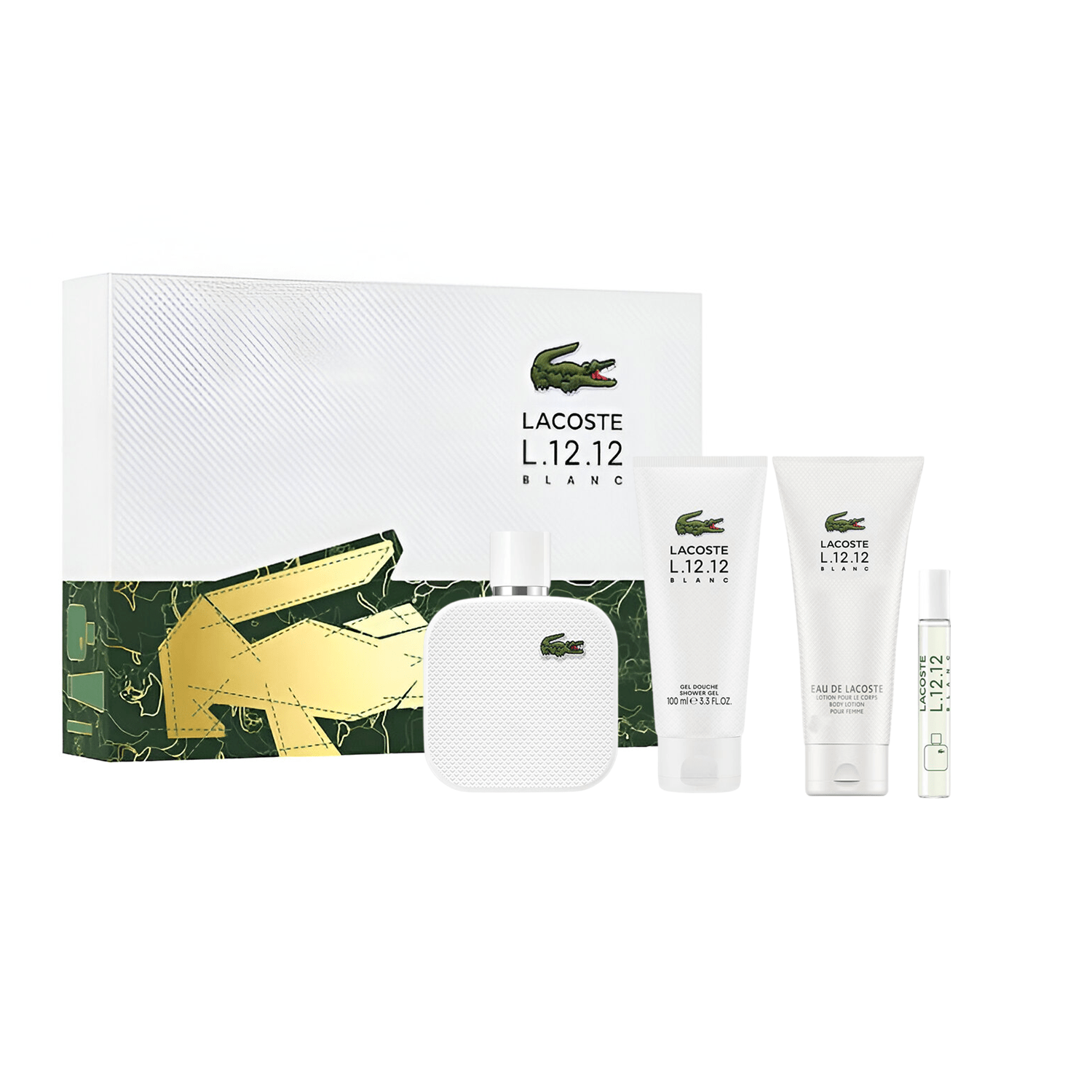 Shop LACOSTE Blanc Pure EDT Set for Men | My Perfume Shop Australia