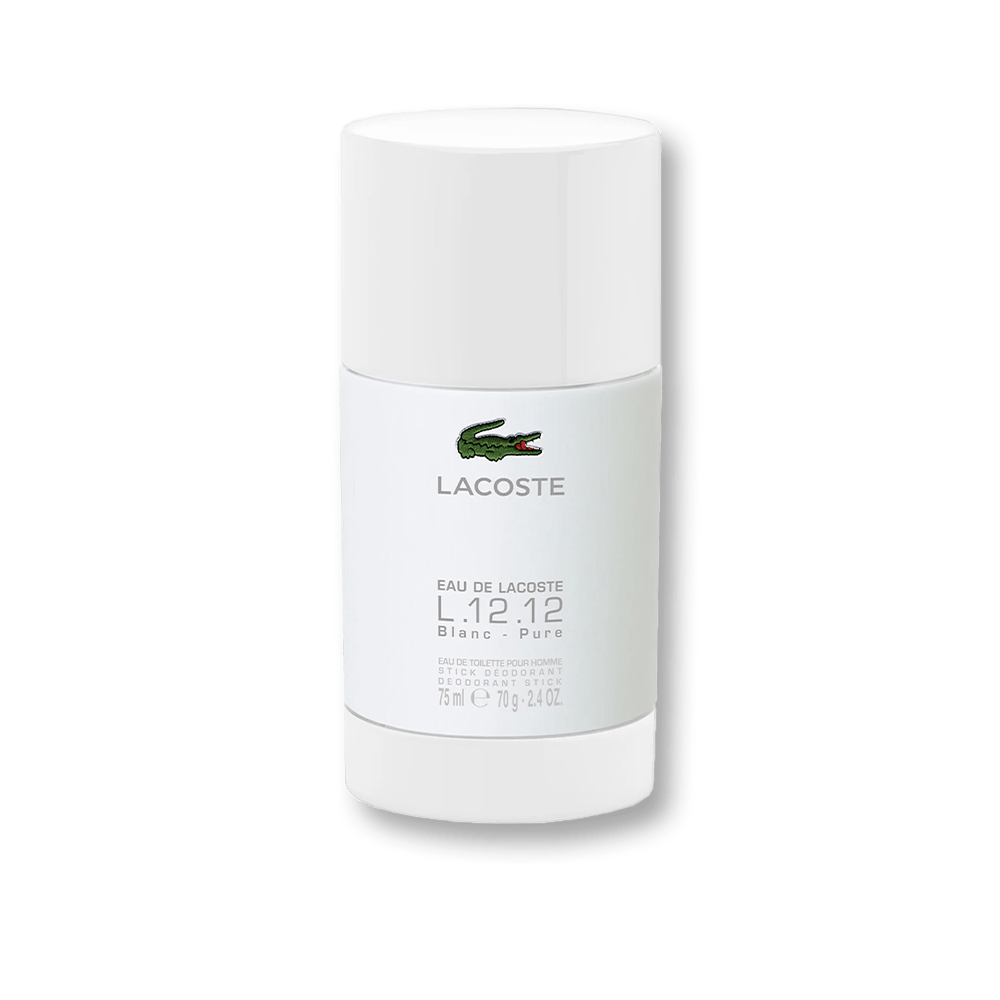 Shop Lacoste Eau De Lacoste L.12.12 White Deodorant Stick | My Perfume ...