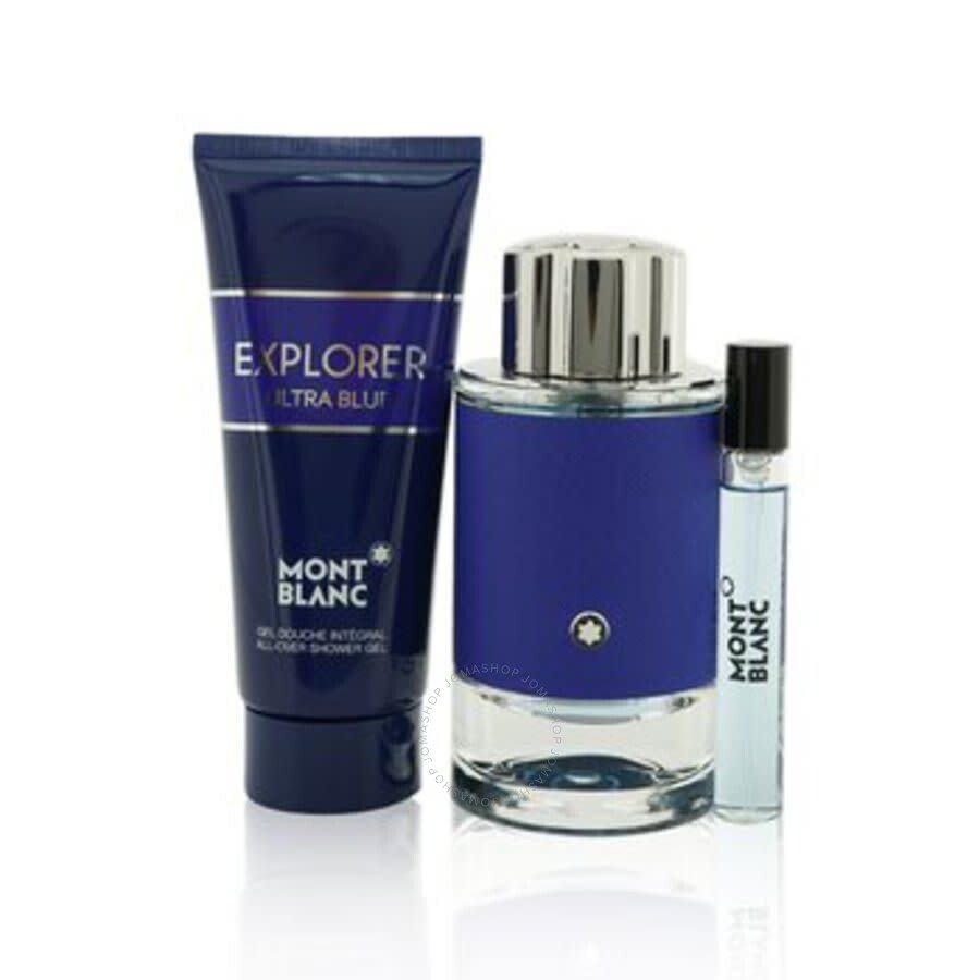 Shop Montblanc Explorer Ultra Blue Voyage Collection Set in Australia
