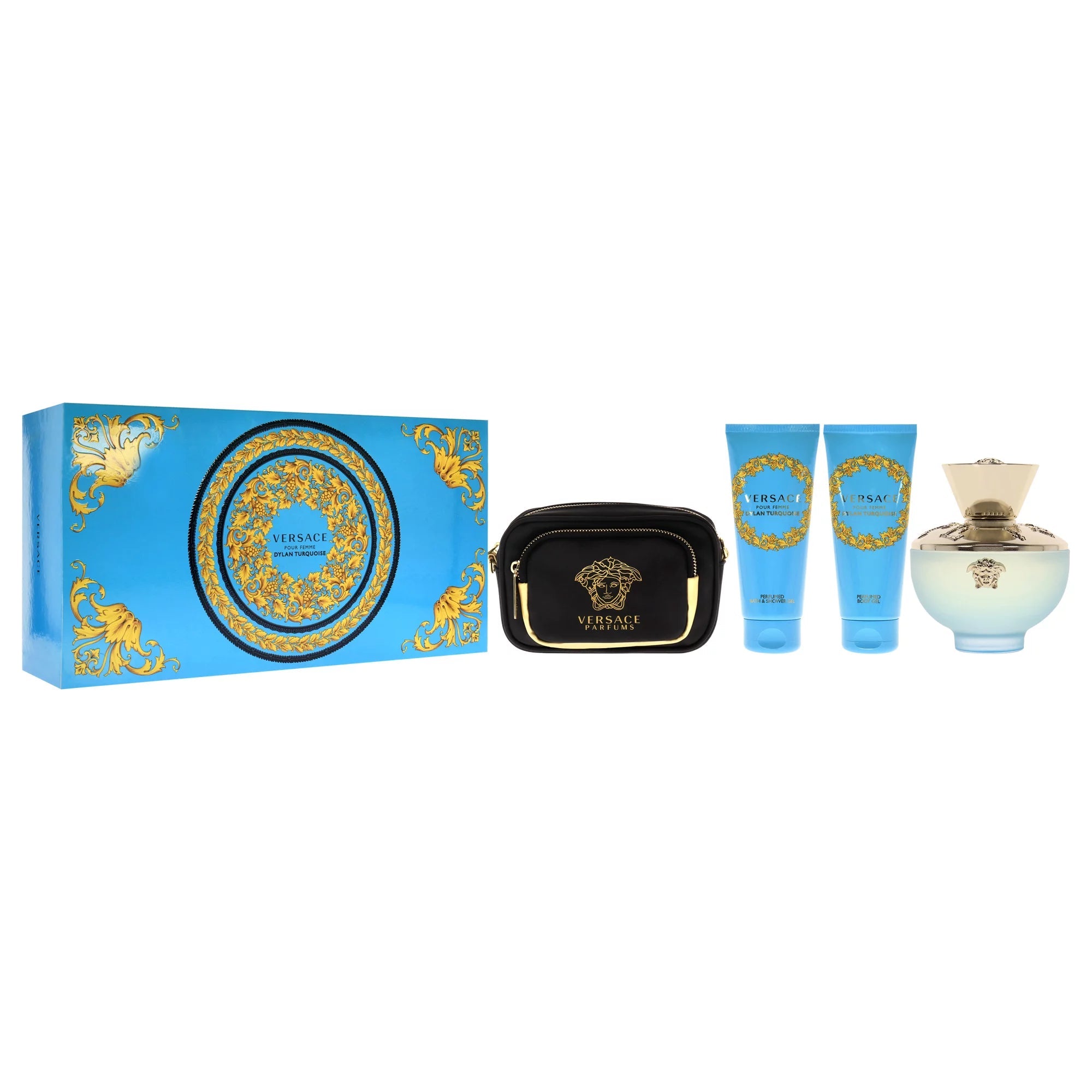 Shop Versace Dylan Turquoise Pour Femme Body Essentials Set